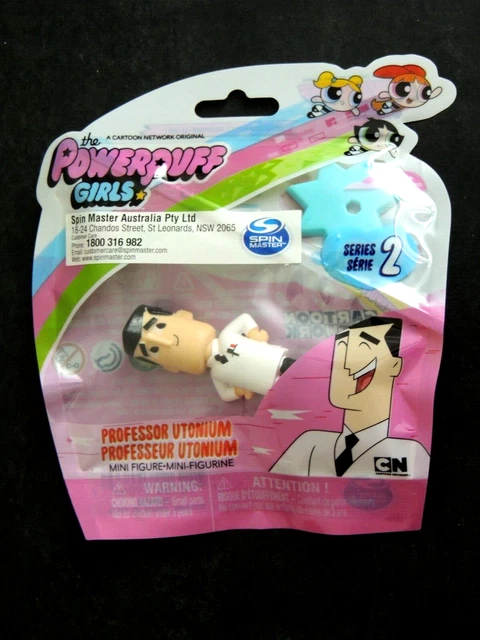 POWERPUFF GIRLS PROFESSOR UTONIUM 5 cm. Series 2 Mini Figurine NIP $7. ...