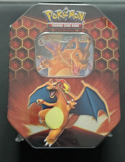 POKÉMON HIDDEN FATES Charizard GX Tin Sun & Moon x 1 - Factory Sealed £ ...