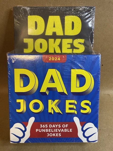 NEW DAD JOKES 2024 Boxed Calendar w/ Sourcebooks Dad Jokes Book SEALED ...