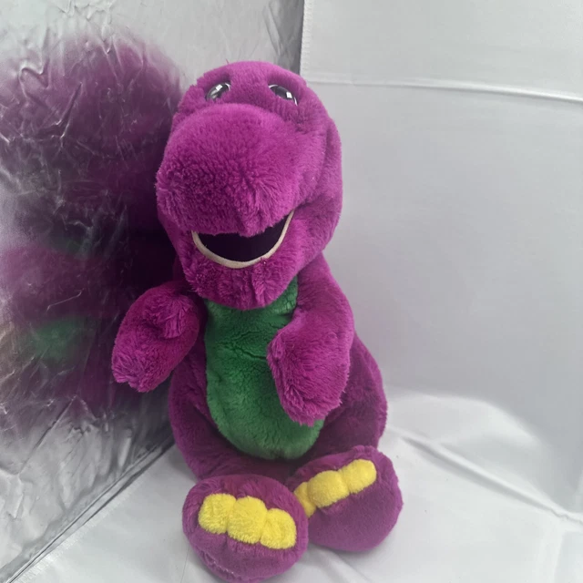 VINTAGE BARNEY THE Dinosaur Stuffed Animal Toy Purple Dinosaur 1992 $34 ...