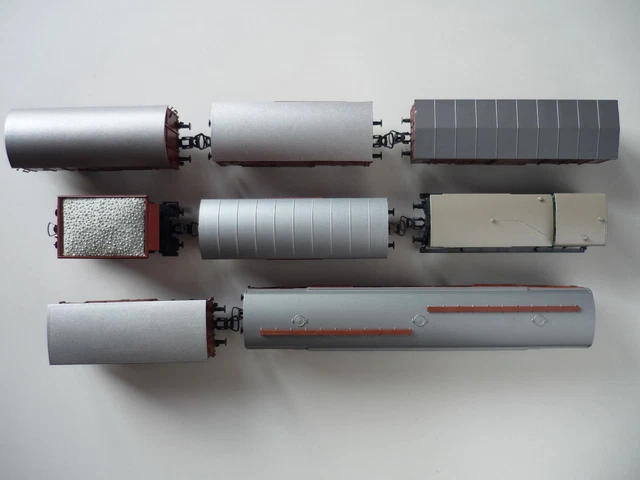 ROCO, PIKO, SACHSEN Modelle Güterzug mit 8 Wagen Epoche III OVP EUR 26 ...