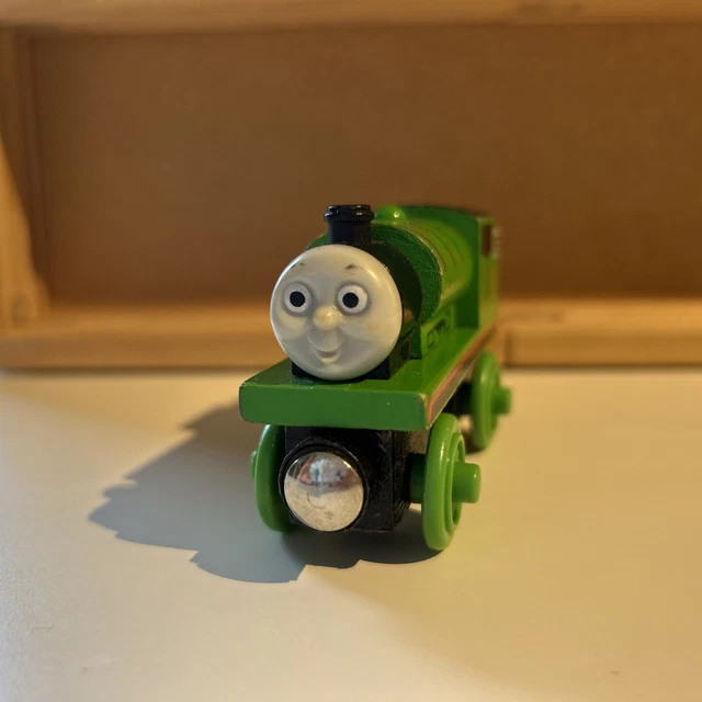 PERCY - THOMAS & Friends Wooden Railway Train / Learning Curve BRIO £9. ...