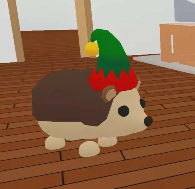 ROBLOX ADOPT ME - Hedgehog with elf hat (virtual Item) £9.00 - PicClick UK
