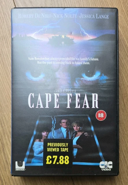 CAPE FEAR (1991) - VHS Video - Ex-Rental BIG BOX Version - CIC VIDEO ...