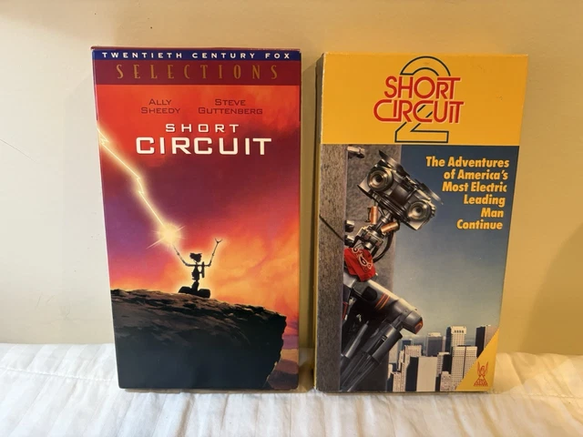 SHORT CIRCUIT 1 & 2 VHS - Tape Set - CBS Fox Home Video And Columbia ...