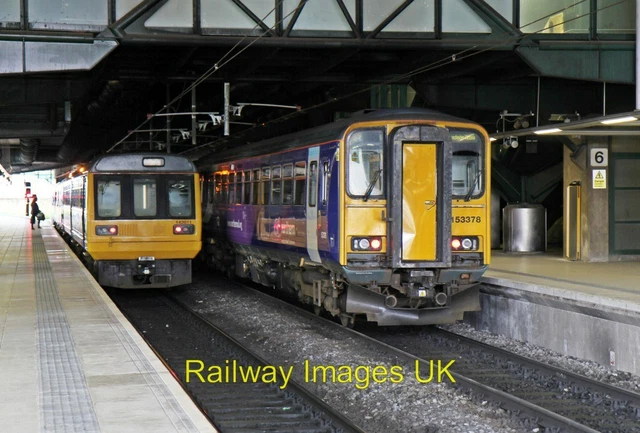 RAILWAY PHOTO CLASS 153 DMU - Northern Rail units Manchester Victoria ...