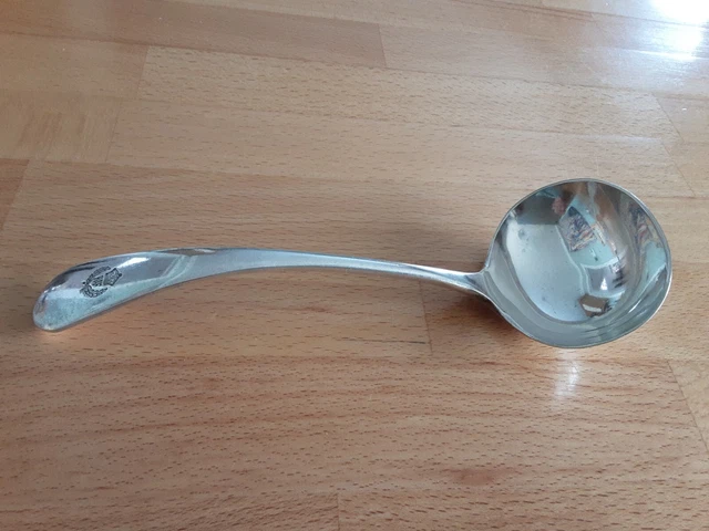 FANTASTIC WW2 SILVER Plate Officers Mess Soup Ladle £60.00 - PicClick UK