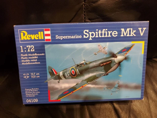 REVELL 04109 SUPERMARINE Spitfire MkV 1/72nd Scale Model Kit. £12.16 ...