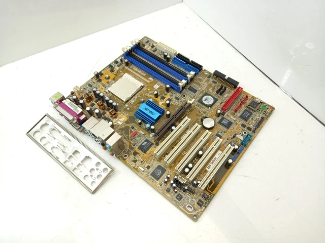 ASUS A8V DELUXE Socket 939 DDR UDIMM ATX Retro Motherboard With I/O ...