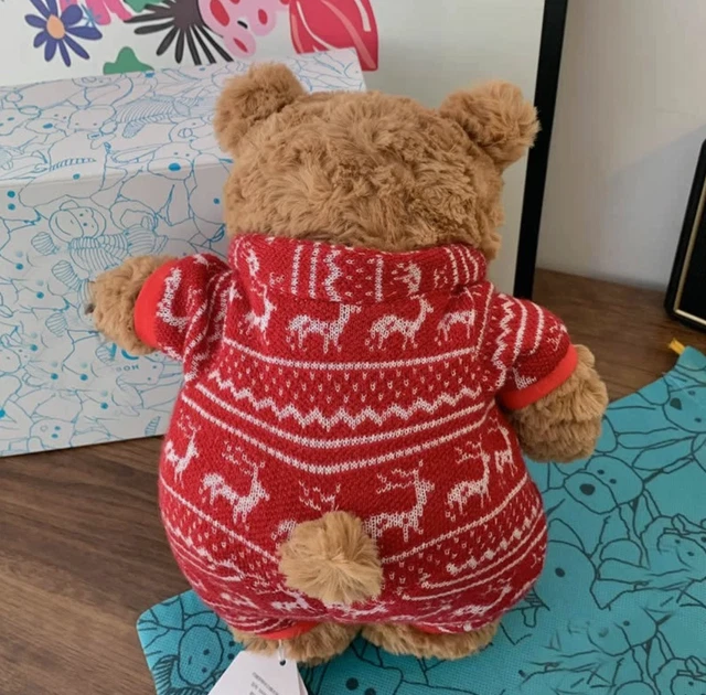 22CM JELLYCAT BARTHOLOMEW Bear BNWT+Bag, Winter Pyjamas, Holiday ...