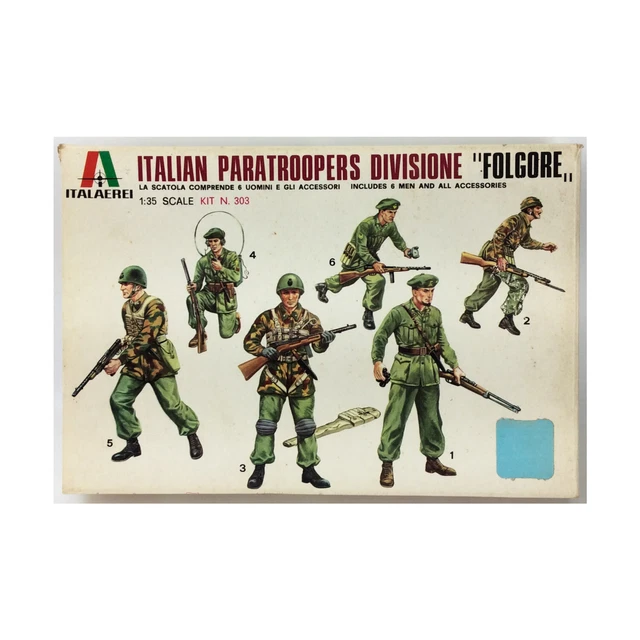 ITALERI HISTORICAL MIN Italian Paratroopers Divisione "Folgore" - Made ...