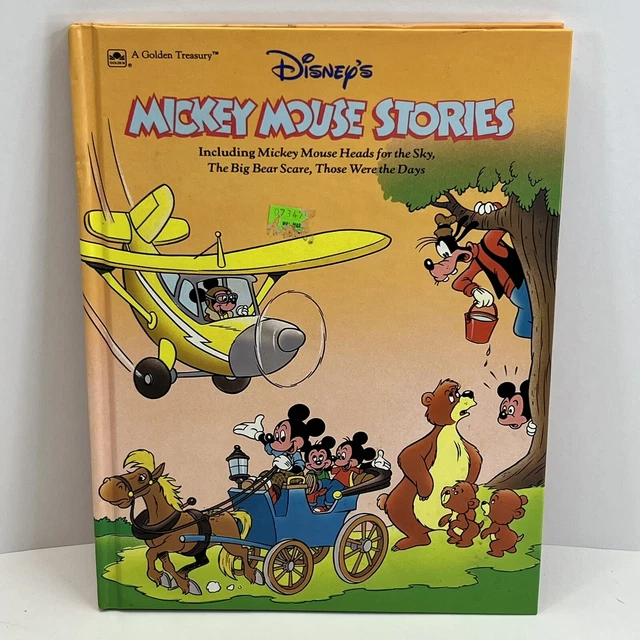 DISNEY MICKEY MOUSE Story Book Mickey Heads for the Sky Vintage 1989 £ ...
