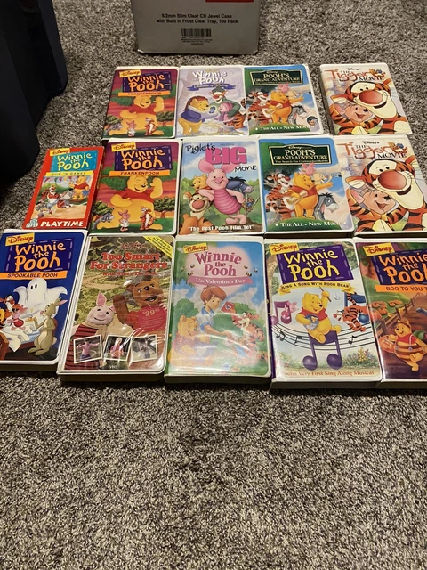 VINTAGE WINNIE THE Pooh VHS Tape Movie Lot Book Of Spookable RARE ...