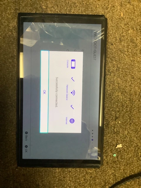 NINTENDO SWITCH OLED Model CONSOLE Screen ONLY (HEG-001) Tablet- 64GB ...