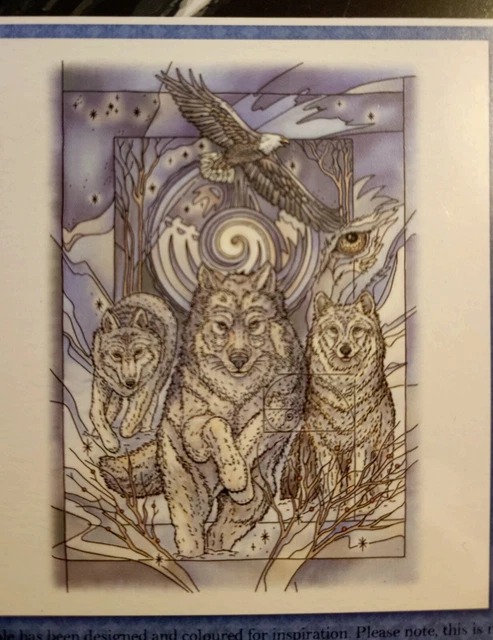 HUNKYDORY FOR THE LOVE OF STAMPS WILD WOLVES SEALED craft clearout WOLF ...
