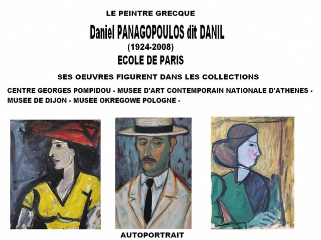 DANIEL PANAGOPOULOS (1924-2008) Original Project Installation circa ...