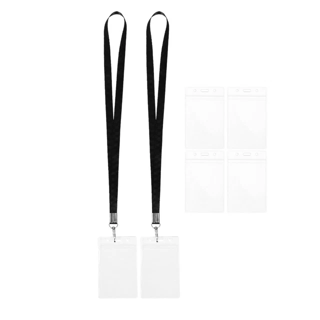 6 PCS BOARDING Pass Holder Travel Id Suitcase Tag Identification Badge ...
