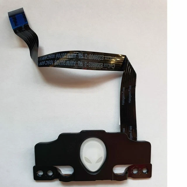 DELL ALIENWARE AREA 51M Power Button Board w/Cabe LS-G882P 1GHCG HUA 01 ...