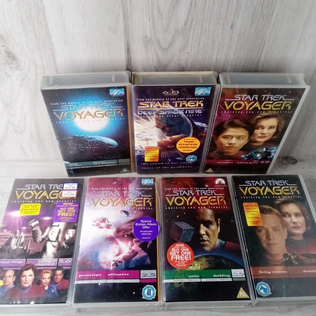 STAR TREK VHS Bundle Tape -Rare Retro Movie Series Vintage Lot 7 Tapes ...