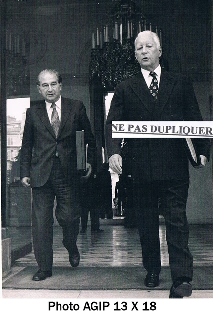 PHOTO DE PRESSE AGIP de PIERRE MESSMER et JOSEPH COMITI EUR 8,00 ...