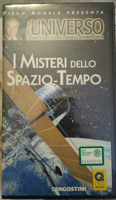 VHS ORIGINALE RARO! I MISTERI DELLO SPAZIO-TEMPO 1997 Piero Angela L ...