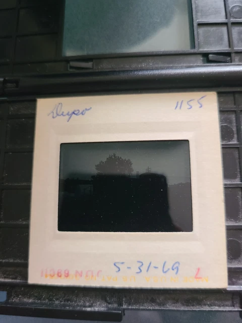 ORIGINAL SLIDE MISSOURI Pacific MP 1155 EMD SW1200 Dupo ILL 5-31-69 EUR ...