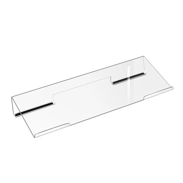 TILTED KEYBOARD STAND Clear Easy Ergonomic Typing Acrylic Keyboard ...