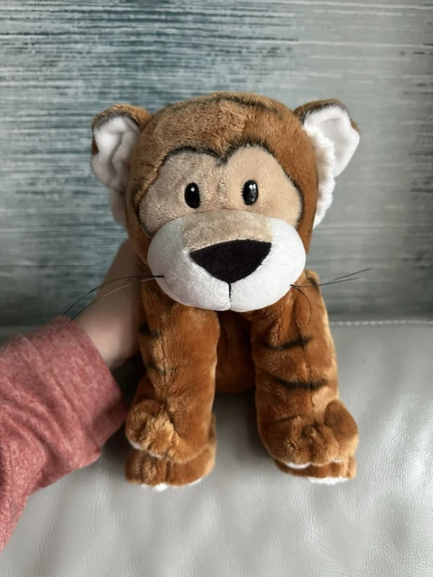 PAWS TAN TIGER Soft Plush Floppy Cuddly Toy Comforter vgc Preloved 11 ...