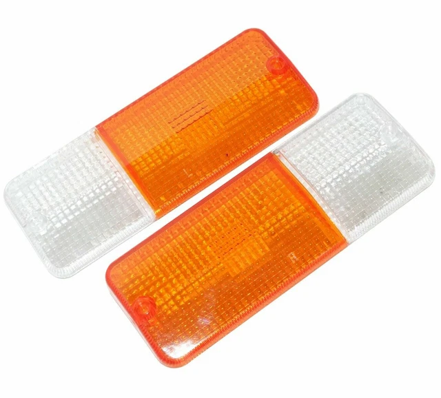 FOR SUZUKI SJ413 410 Front Bumper Indicator Light Lens Set Jimny ...