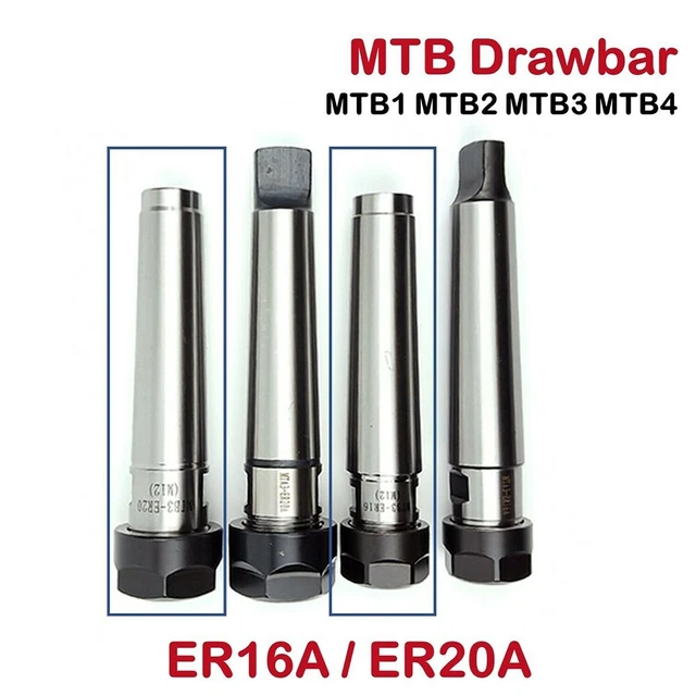 HIGH QUALITY ER16A ER20A MT1 MT2 MT3 MT4 Chuck Holder with Traction Rod ...