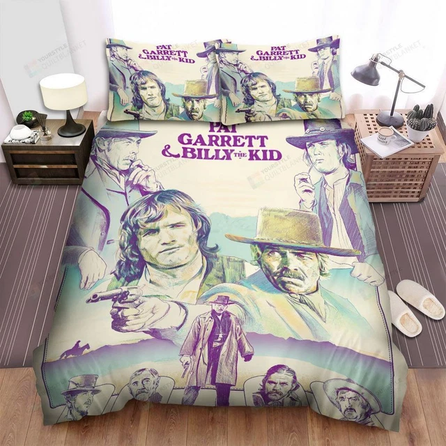 PAT GARRETT BILLY The Kid Movie Art Photo Quilt Duvet Cover Set Soft ...