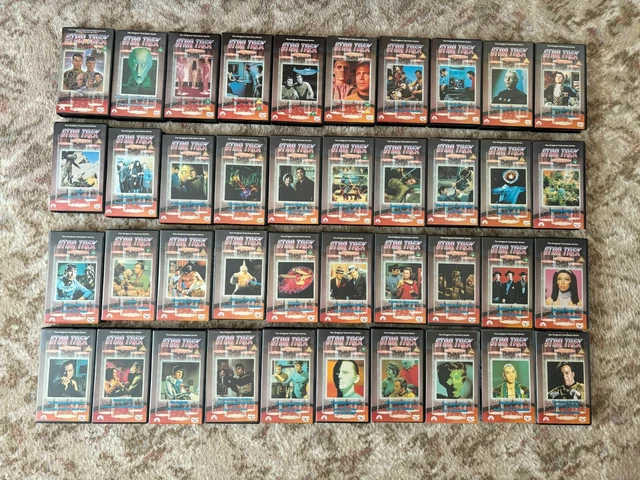 STAR TREK ORIGINAL Television Series VHS Tapes: complete episode set ...
