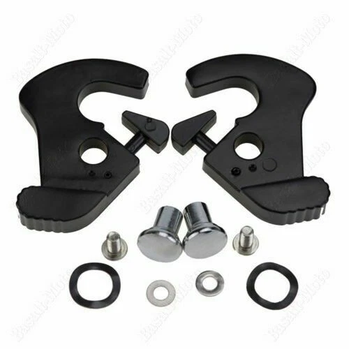 DOCKING SISSY BAR Luggage Rack Latch Clips For Harley Glide Softail ...