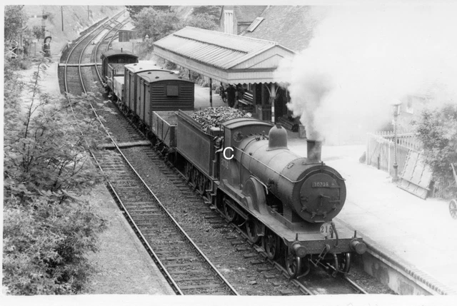 BRITISH RAILWAY B.R Photograph - Steam Loco 30708 At Privett Circa 1950 ...