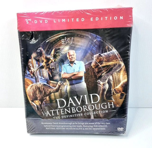 DAVID ATTENBOROUGH THE Definitive Collection 5 DVD Limited Edition ...