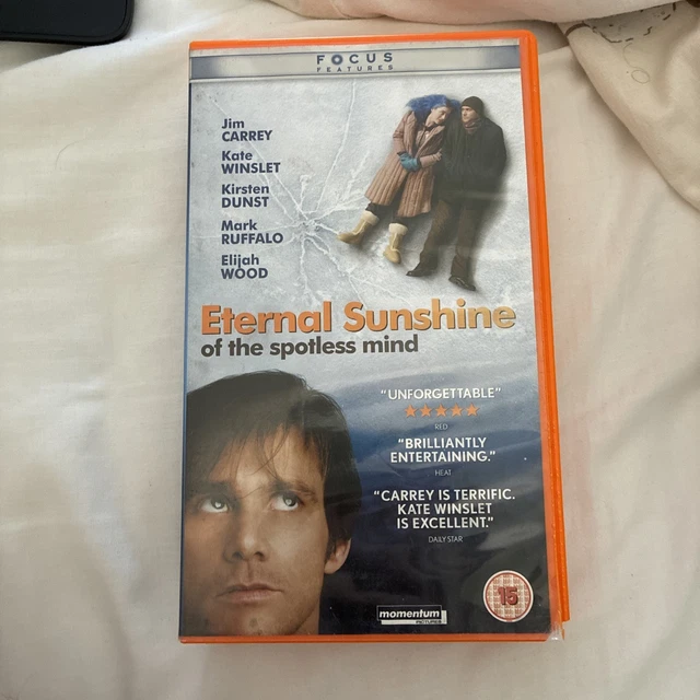 ETERNAL SUNSHINE OF the Spotless Mind (VHS 2004) Jim Carrey, Kate ...