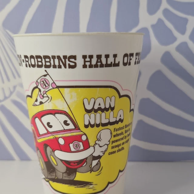 VINTAGE 1978 BASKIN Robbins Hall Of Fame Van Nilla Ice Cream Cup 31 ...