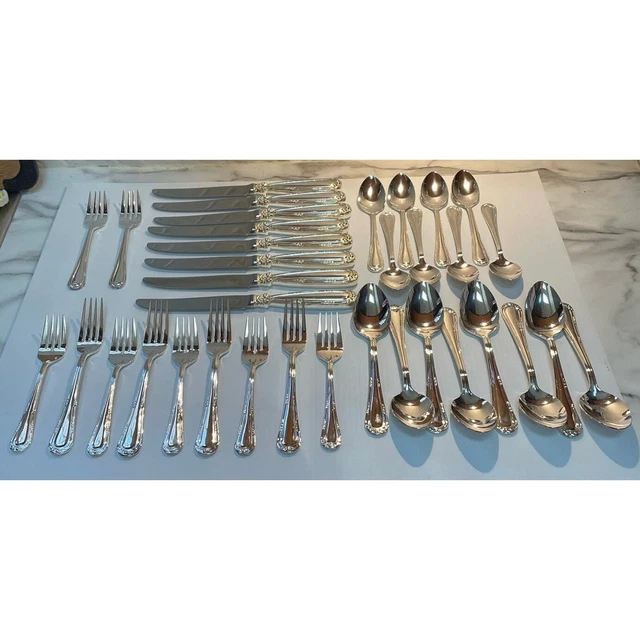 VINTAGE THE MAIN Course Japan Silverplate Flatware 35 Piece $35.00 ...