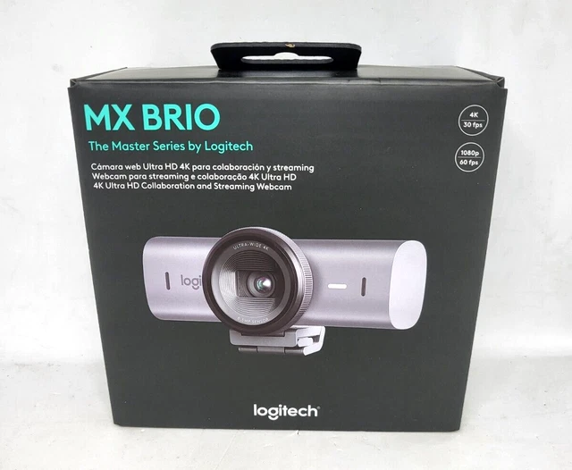 LOGITECH MX BRIO 4k Ultra HD Webcam - Graphite $215.00 - PicClick AU