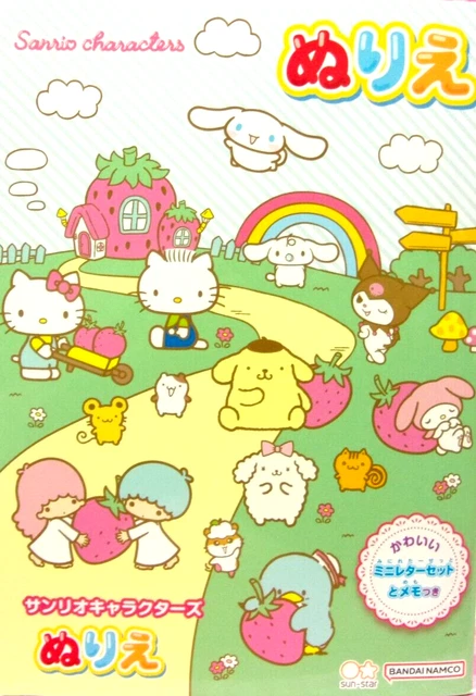 SANRIO CHARACTERS COLORING Book Nurie Japan My Melody Tuxedosam ...