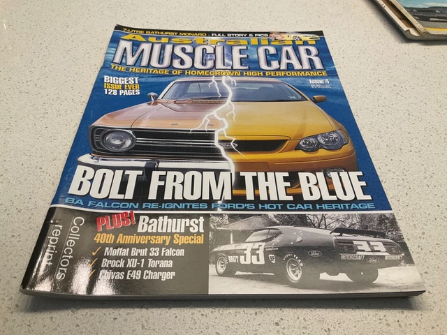 AUSTRALIAN MUSCLE CAR magazine issue # 4 collectors reprint $75.00 ...