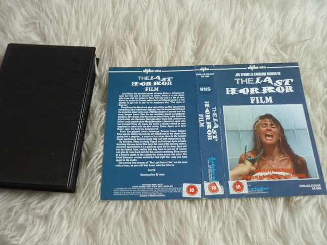 REPLACEMENT VHS VIDEO Sleeve Cover & Case BIG box THE LAST HORROR FILM ...