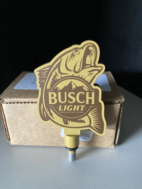 🔥NEW BUSCH Light Beer Tap Handle Topper Lot Bass Fish NIB Fishing £36. ...