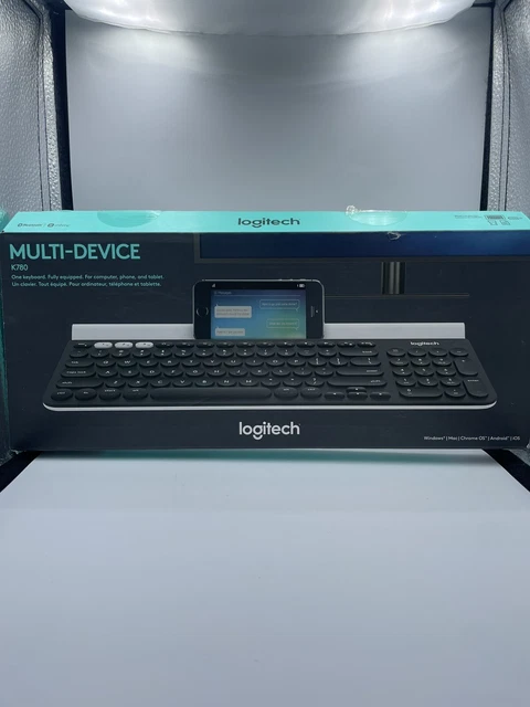 LOGITECH K780 MULTI-DEVICE Wireless Keyboard PC/MAC/Chrome/Android/iOS ...