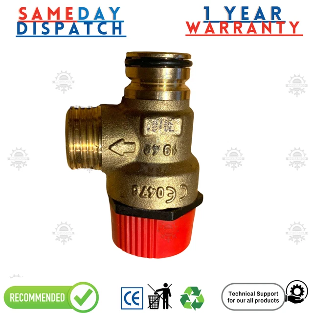 IDEAL MORCO GB24 GB30 LPG Boiler Pressure Relief Valve (PRV) 3 BAR ...