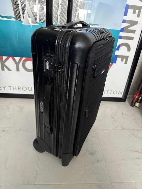 RIMOWA BOLERO HYBRID 37L Carry On Suitcase Black 2 Wheel Cabin Rare ...