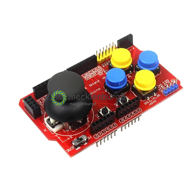 NEW JOYSTICK KEYPAD Shield PS2 for Arduino nRF24L01 Nokia LCD 5110 ...