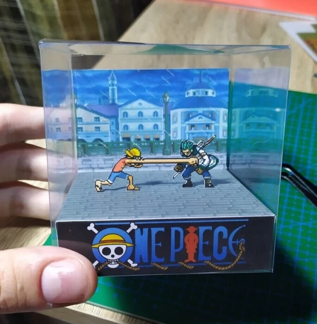 CUBE CUBO DIORAMA Onepiece One Piece - Luffy - Handmade EUR 9,00 ...