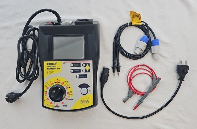 BEHA UNITEST 0701/0702 Multitester plus Gerätetester / Maschinentester ...