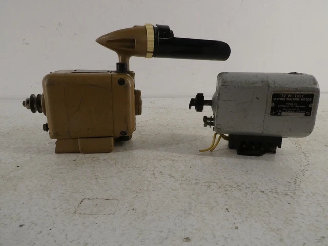 VINTAGE SEW-TRIC SEWING Machine Motor Light/Switch & Sew-Tric Motor 5 ...